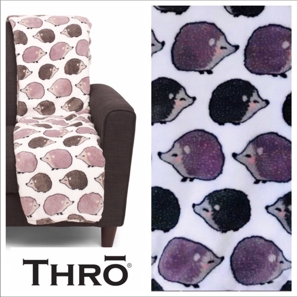 Marlo Lorenz | Bedding | Thro By Marlo Lorenz Hedgehog Purple Gray ...